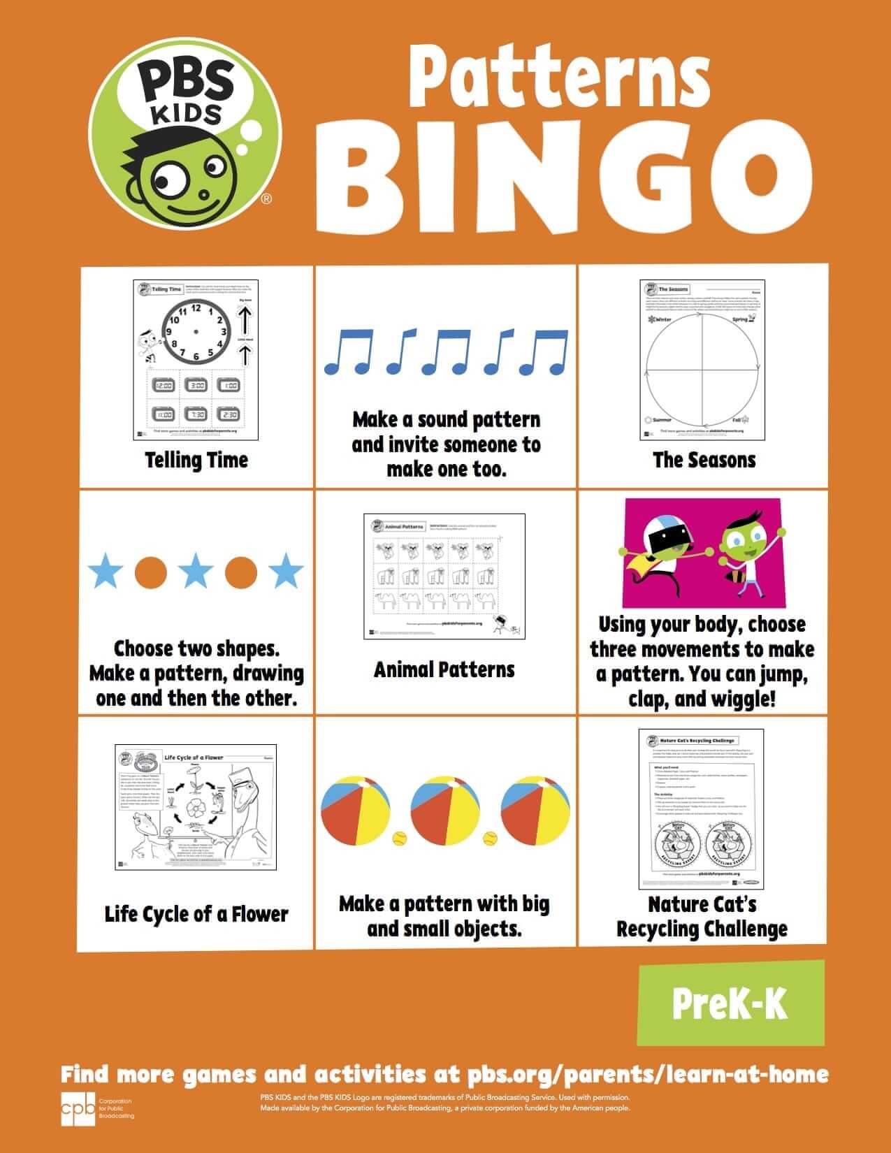 Let’s Learn With Patterns, Patterns, Patterns! – Mountain Lake PBS