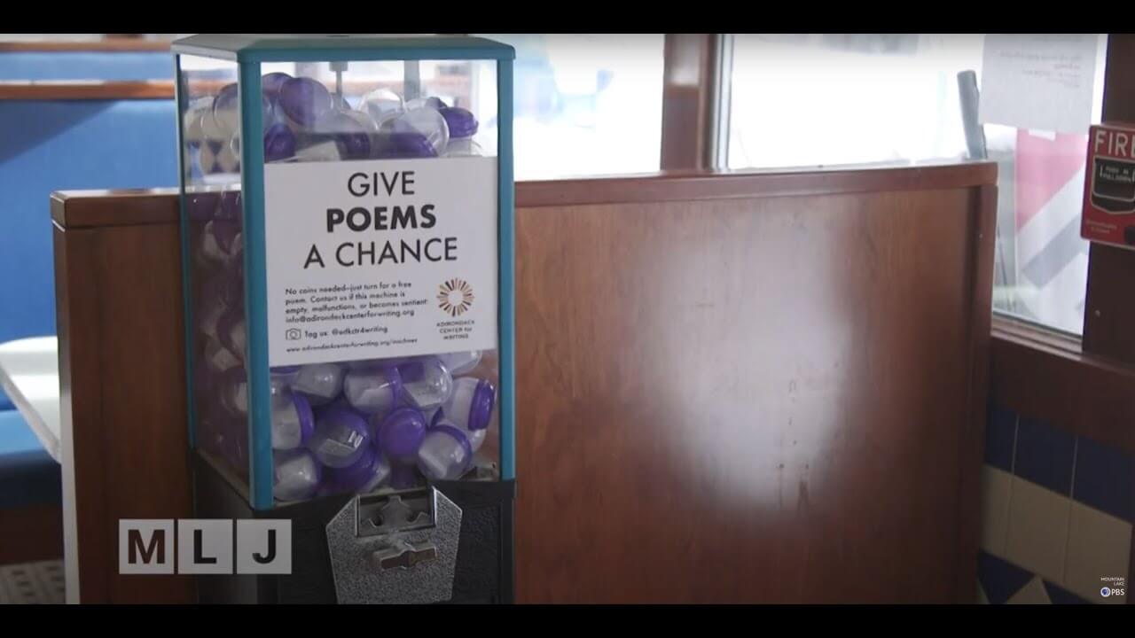 Poetry machine makes it's way around the Adirondacks — Mountain Lake PBS