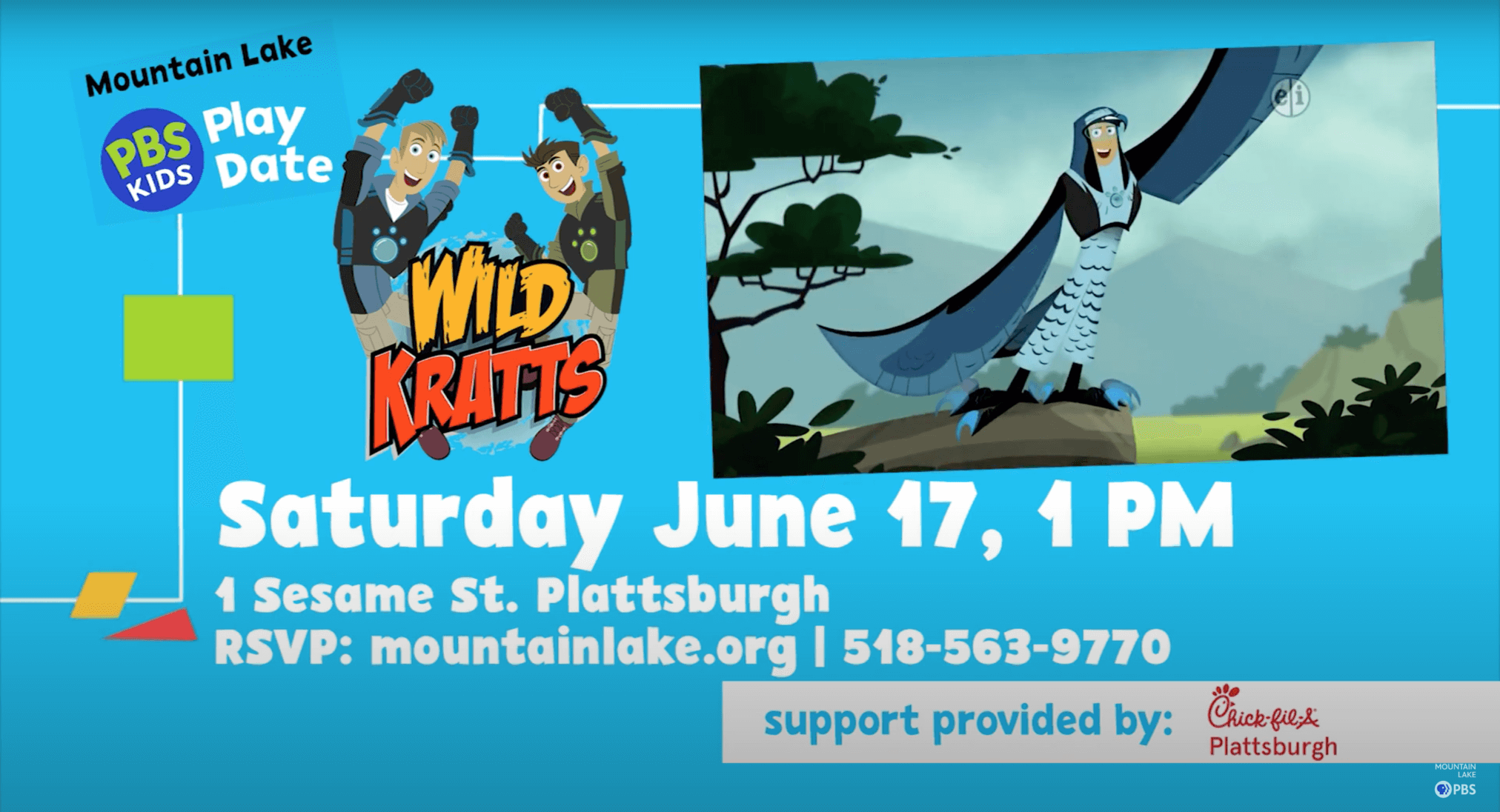 Wild Kratts PBS KIDS Play Date | June 2023 — Mountain Lake PBS Wild Kratts PBS KIDS Play Date | June 2023 — Mountain Lake PBS